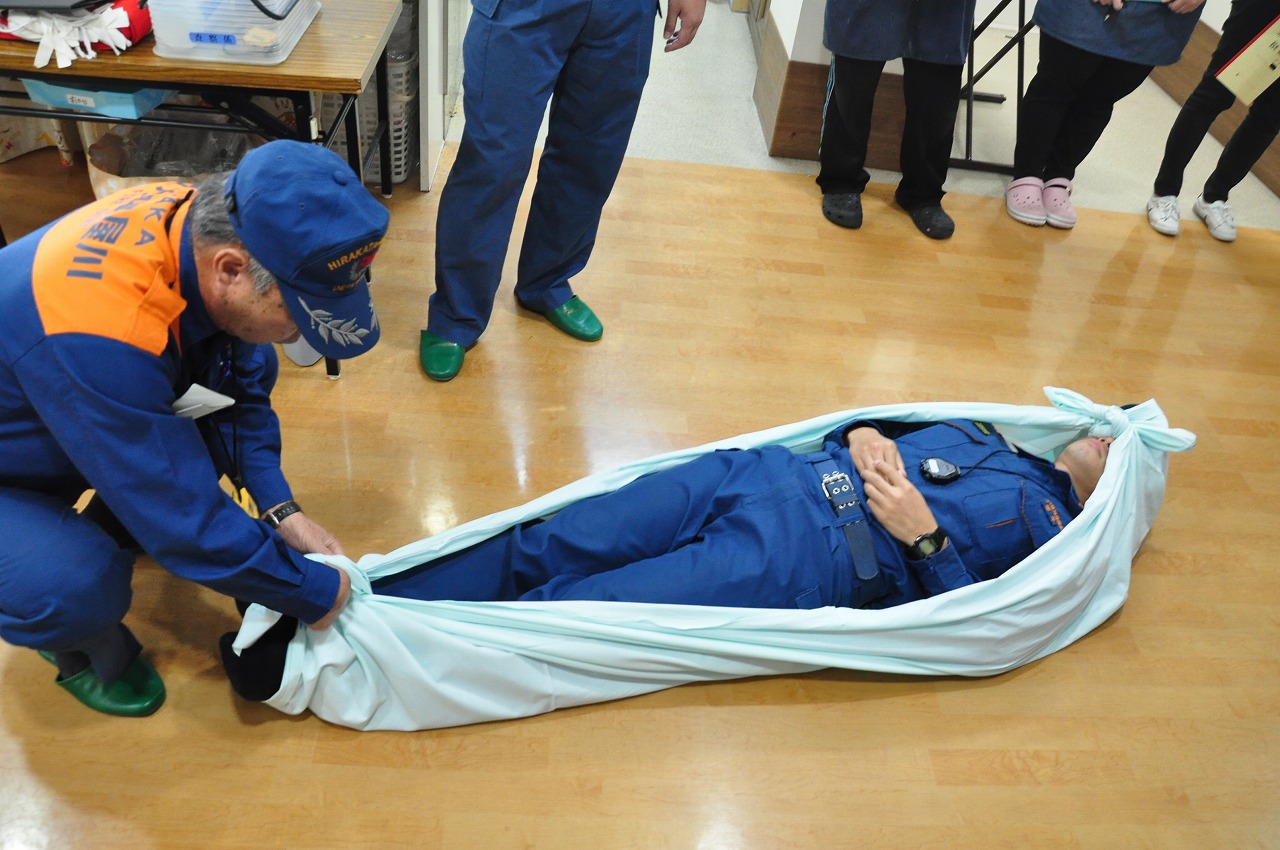 総合避難訓練 特別養護老人ホーム 寝屋川石津園 3556